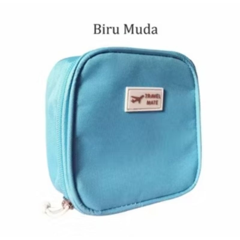 Jual Travel pouch mini tas makeup travel organizer | Shopee Indonesia