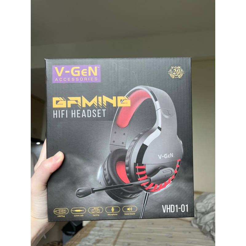 Jual [CUCI GUDANG] V-GeN VHD1-01 Wired HiFi Headphone Gaming Headset ...