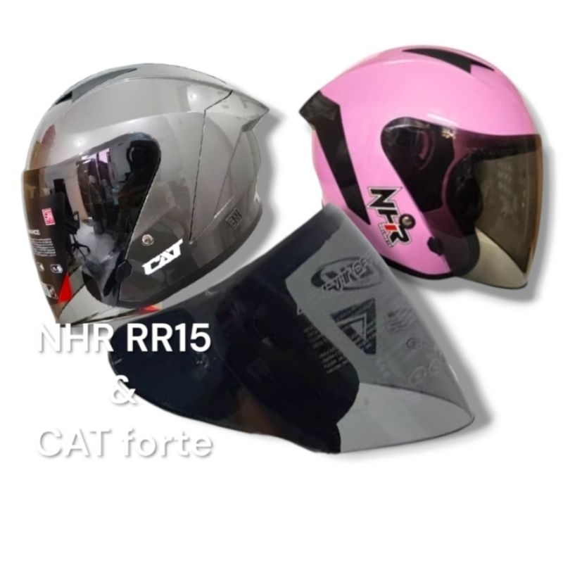 Jual (GHF) Kaca Helm NHR RR15 Dan CAT Forte all Varian (Jenis Rachet ...