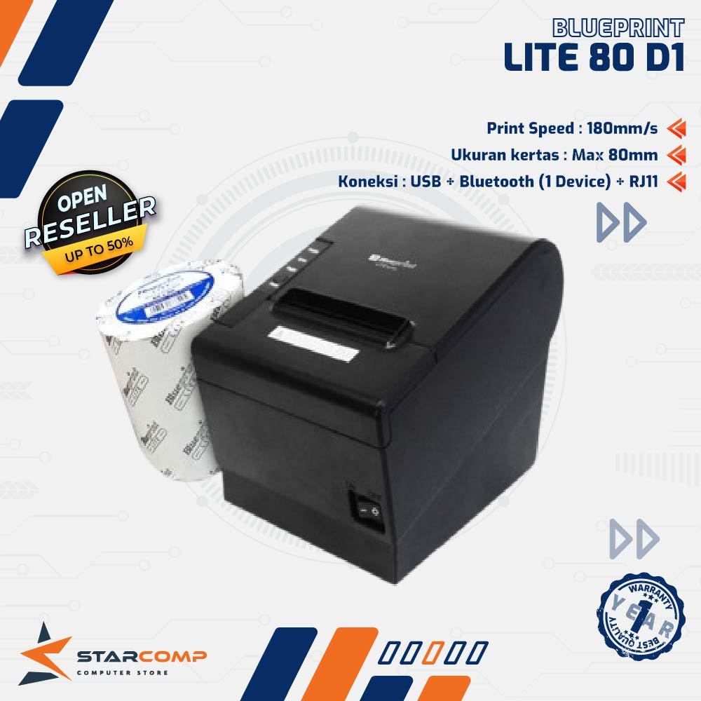 Jual Printer Thermal Desktop Kasir BP-Lite80D1 USB + Bluetooth + RJ11 ...