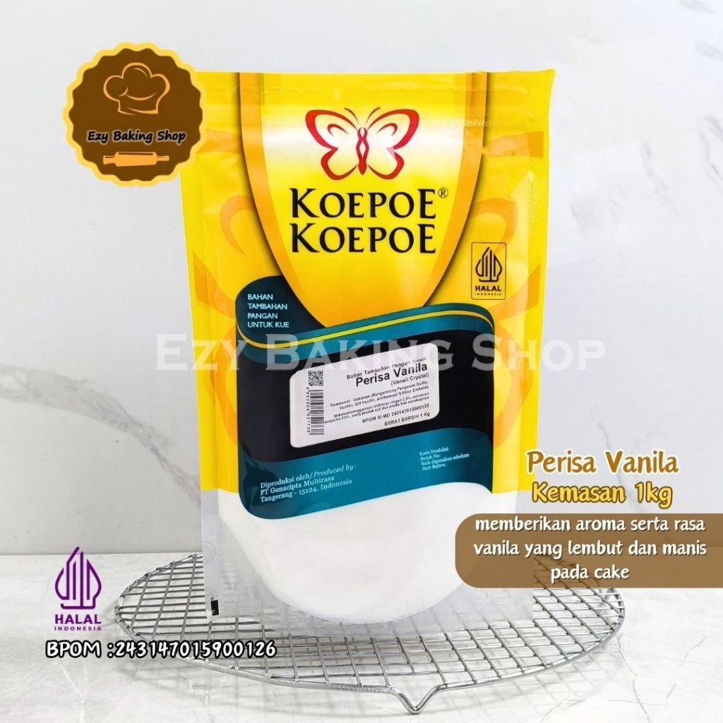 Jual Vanili Crystal 1kg / Vanili Bubuk Kupu-Kupu / Perisa Vanila Koepoe ...