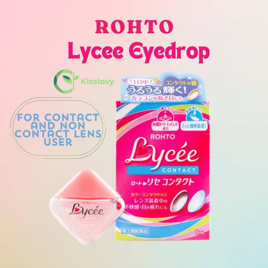 Jual ROHTO LYCEE Eyedrop Obat Tetes Mata Softlens dan Non Soflens Asli ...