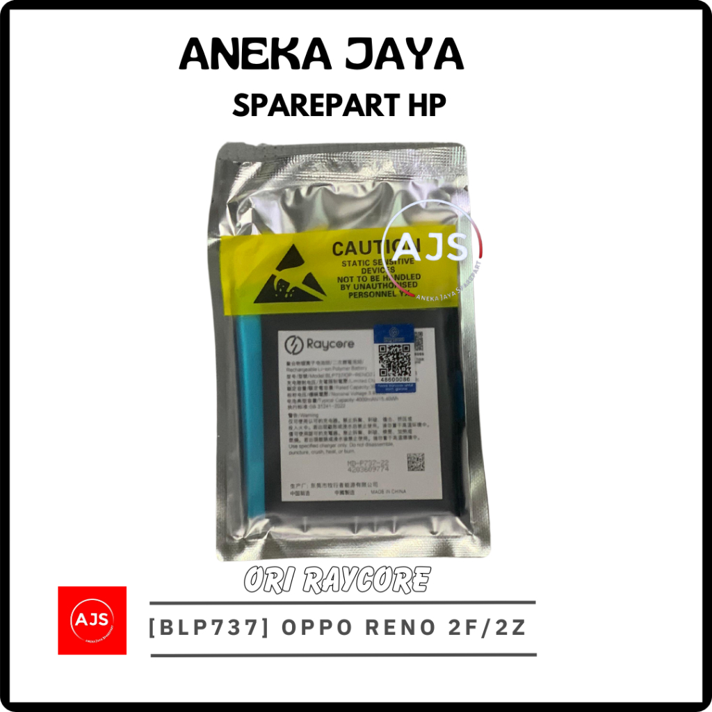 Jual BATTERY OPPO RENO 2F / 2Z / BLP737 (ORI RAYCORE) | Shopee Indonesia