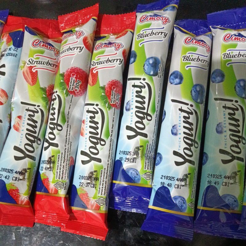 Jual Cimory yogurt stick 30gr strawberry blueberry | Shopee Indonesia