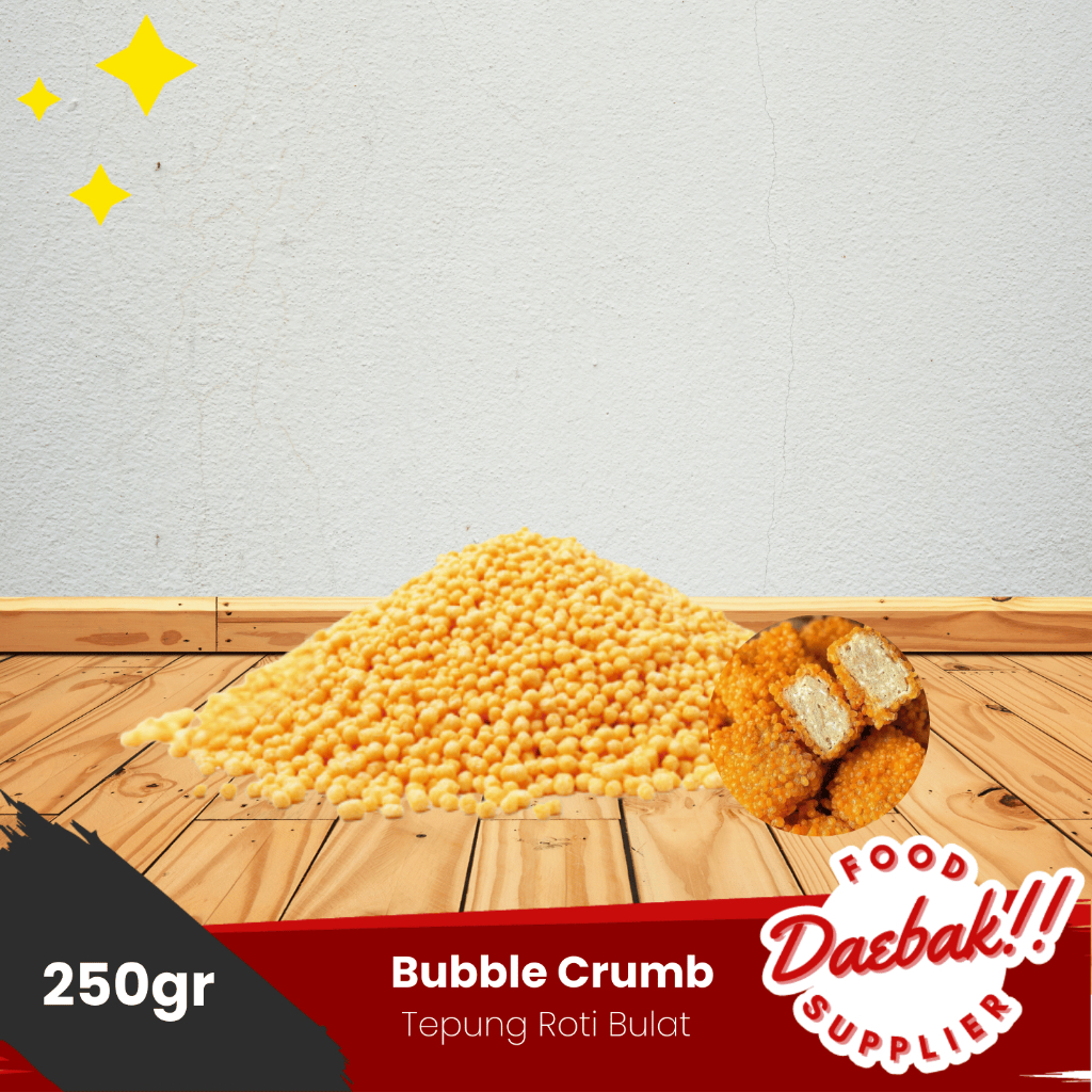 Jual Tepung Roti Bulat | Bubble Crumbs | Crispy Nugget | Naget 250gr ...