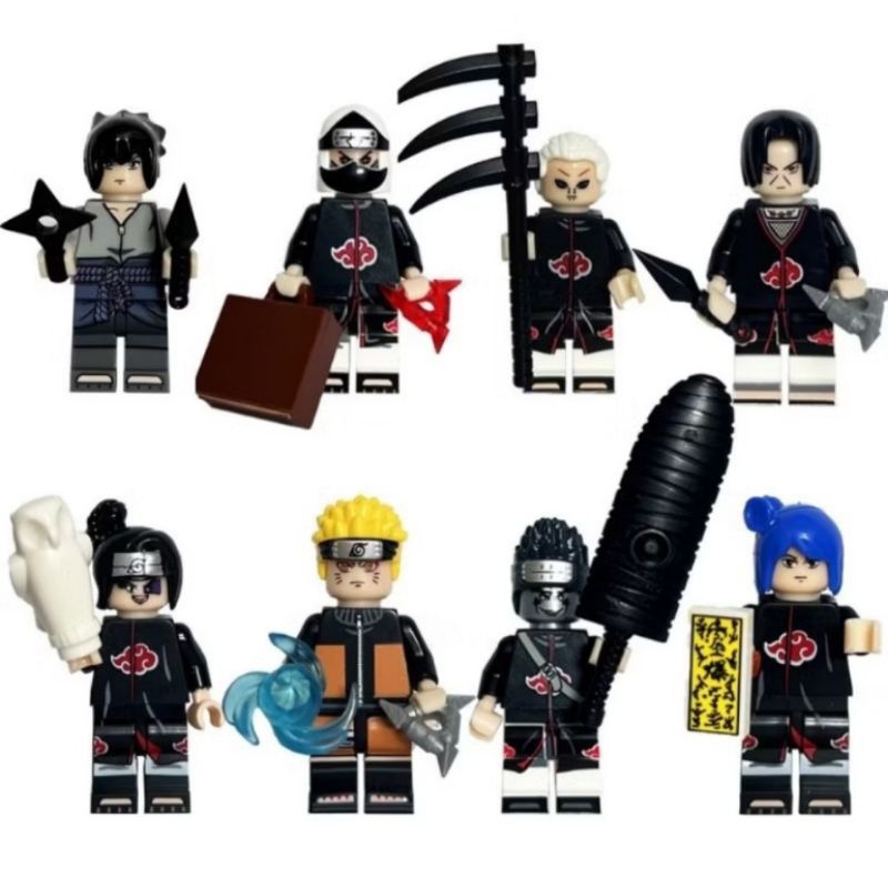 Jual lego naruto akatsuki figure naruto set figure itachi uchiha figure ...