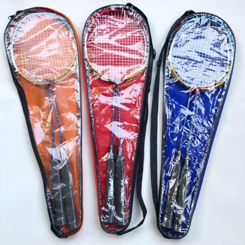 Jual Raket bulutangkis anak ISI 2 RAKET BONUS TAS siap pakai | Shopee ...