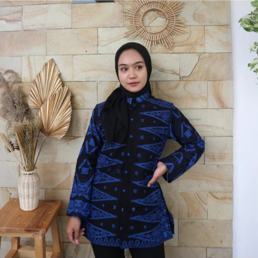 Jual BATIK BADUY KHAS BANTEN BATIK BADUY WANITA ATASAN BATIK BADUY ...