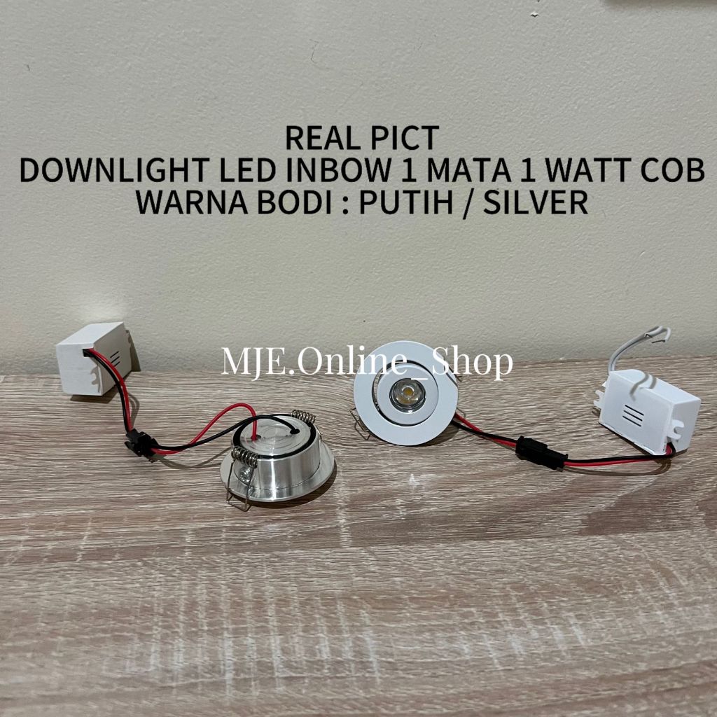 Jual DOWNLIGHT LED INBOW 1 WATT 1 MATA / LAMPU PLAFON INBOW LED TANAM ...