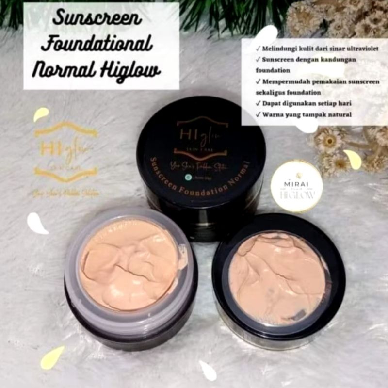 Jual SUNSCREEN FONDATION HI GLOW SKINCARE (100%ORIGINAL) | Shopee Indonesia