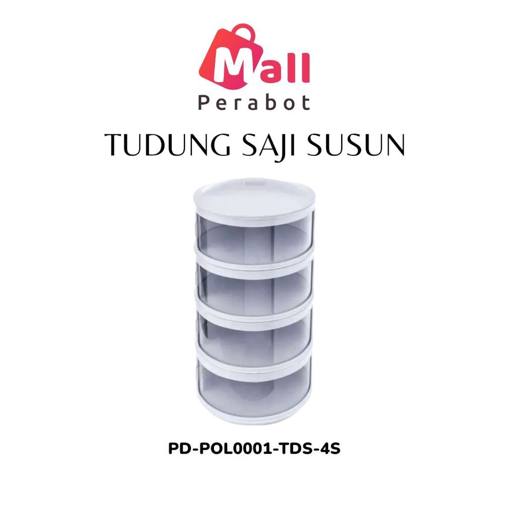 Jual Mall Perabot AFFKH Tudung Saji Susun Modern Penutup Makanan 4 5 ...