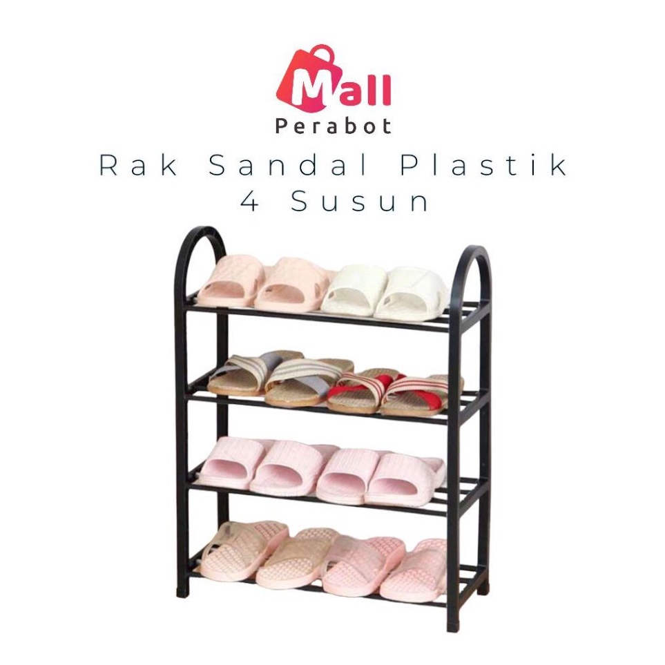 Jual Mall Perabot Rak Sepatu 4 n Tempat Sandal Rak 4 n 4 Tingkat ...