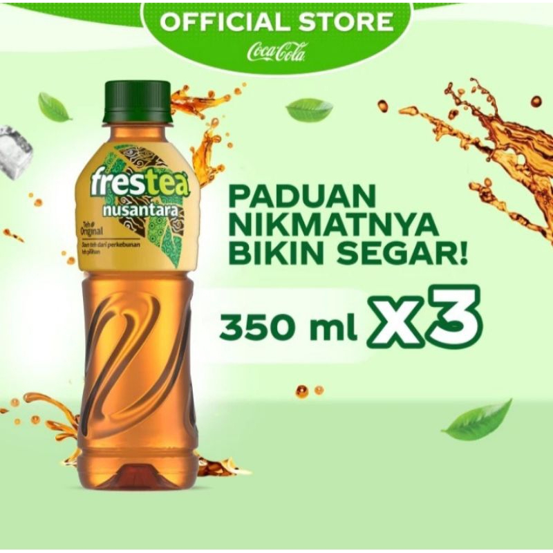 Jual FRESTEA TEH NUSANTARA 350ML ISI 3 PCS | Shopee Indonesia
