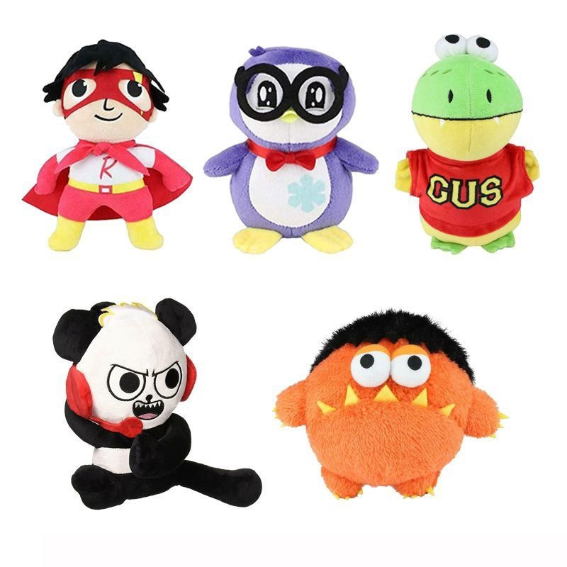 Jual Boneka Ryan's World 20cm Boneka Red Titan Boneka Combo Panda ...