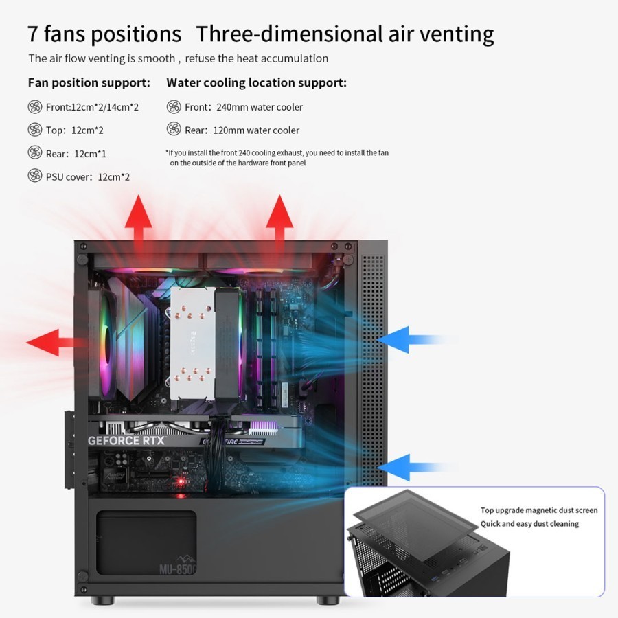 Jual Casing PC Segotep Primed D M-ATX Minimalist and Clean Office non ...