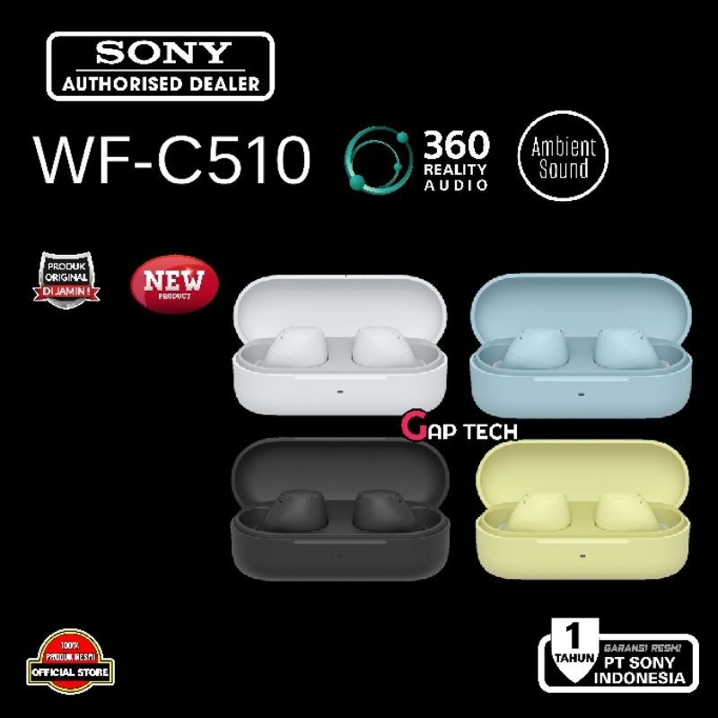 Jual Sony WF-C510 / WF C510 / WFC510 Ultra Compact Truly Wireless Earbuds / TWS Original ...