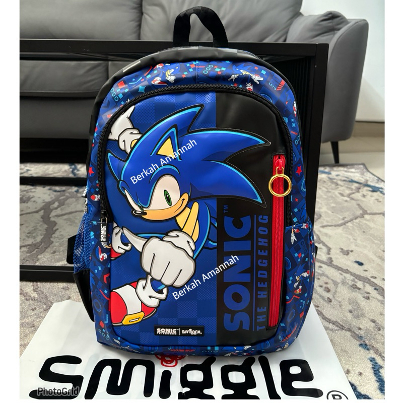Jual Sonic The Hedgehog Classic Backpack/smiggle ori backpack seri Baru ...