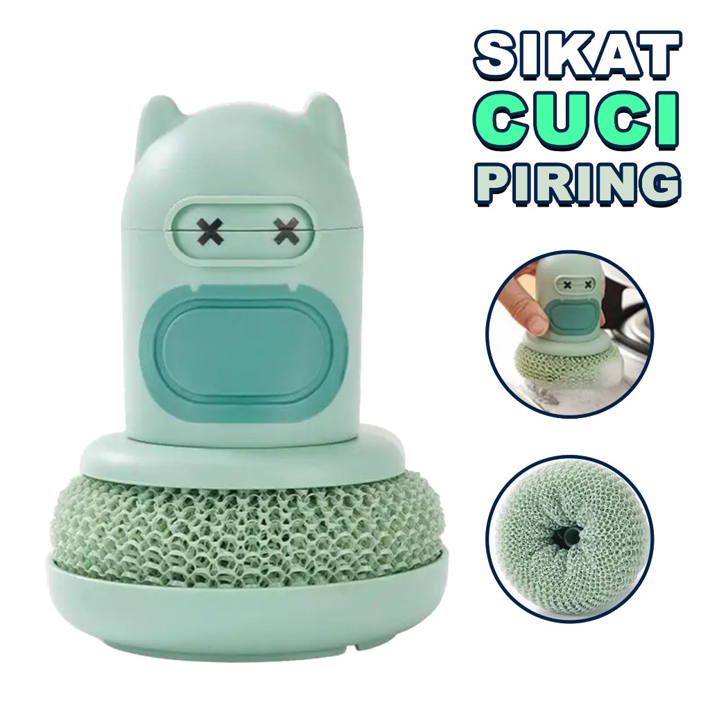Jual Spons Cuci Piring Motif Lucu Sikat Pembersih Sponge Gosok ...