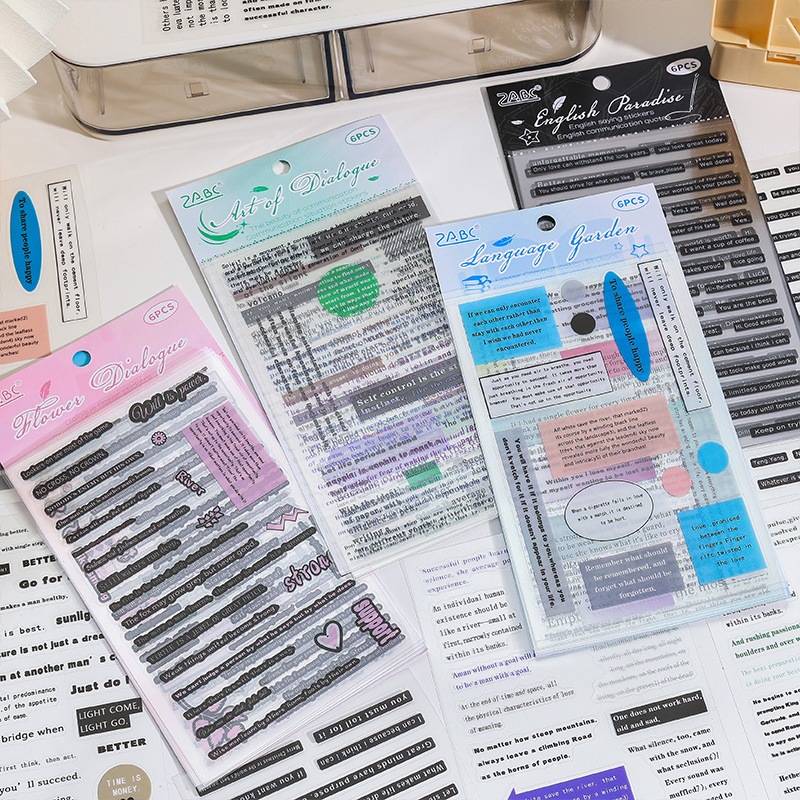 Jual STIKER QUOTE LANGUAGE STICKER LETTER HEAD DIY CASE HP HANDPHONE ...