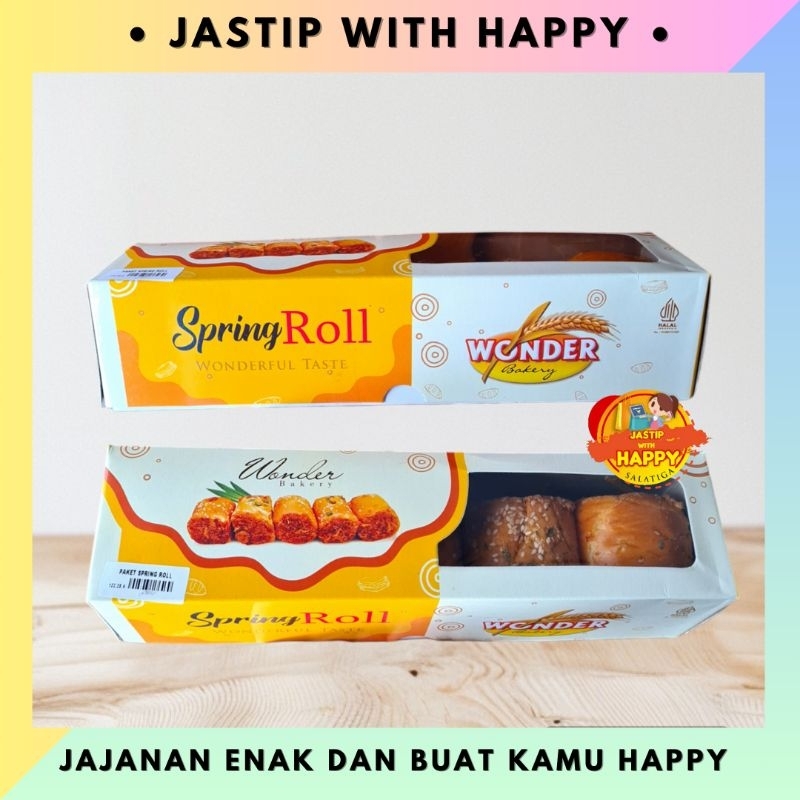 Jual Paket Spring Roll Isi 5 - Roti Abon Wonder Bakery Salatiga Solo ...