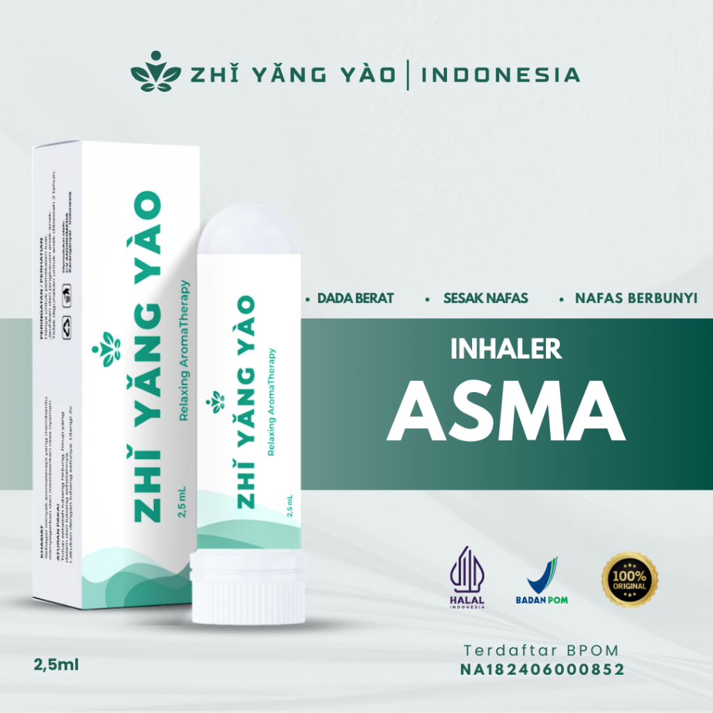 Jual ZHI YANG YAO Inhaler Asma Sesak Nafas Meredakan Gejala Asma ...