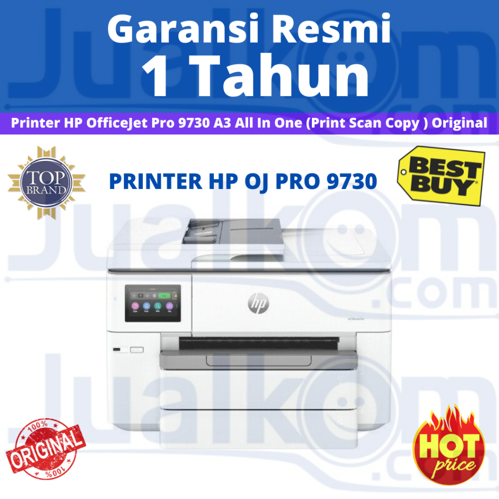 Jual Printer HP OfficeJet Pro 9730 A3 All In One Original Garansi Resmi Pengganti HP 7740 ...