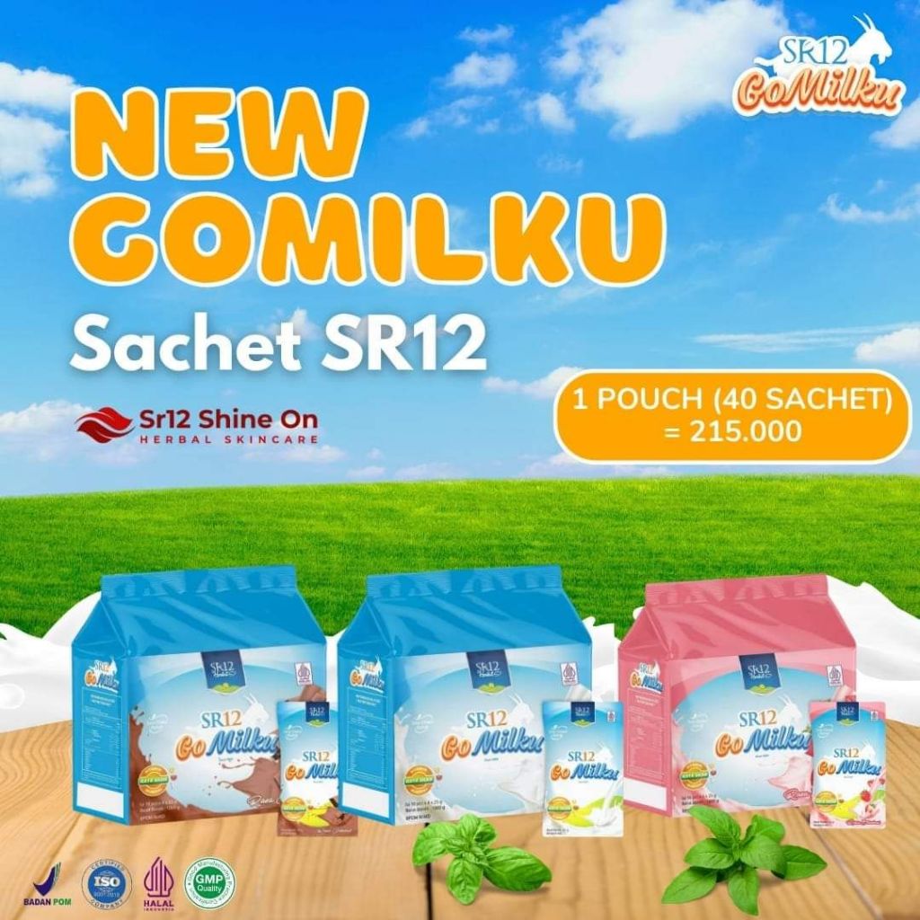 Jual Susu Gomilku SR12 Kemasan Sachet 1 pouch isi 40pcs Susu Etawa ...
