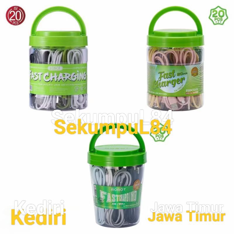 Jual Kabel Data Robort RBM 100 2.4 a (isi 20pcs) | Shopee Indonesia