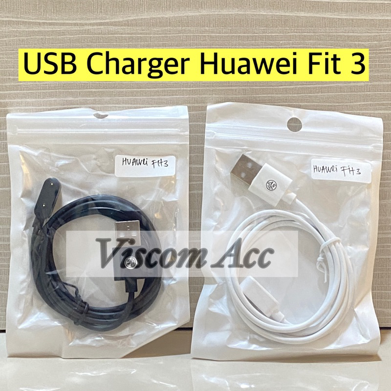 Jual Usb charger Huawei Fit 3 || Usb jam Huawei Band Fit 3 magnetic charging | Shopee Indonesia