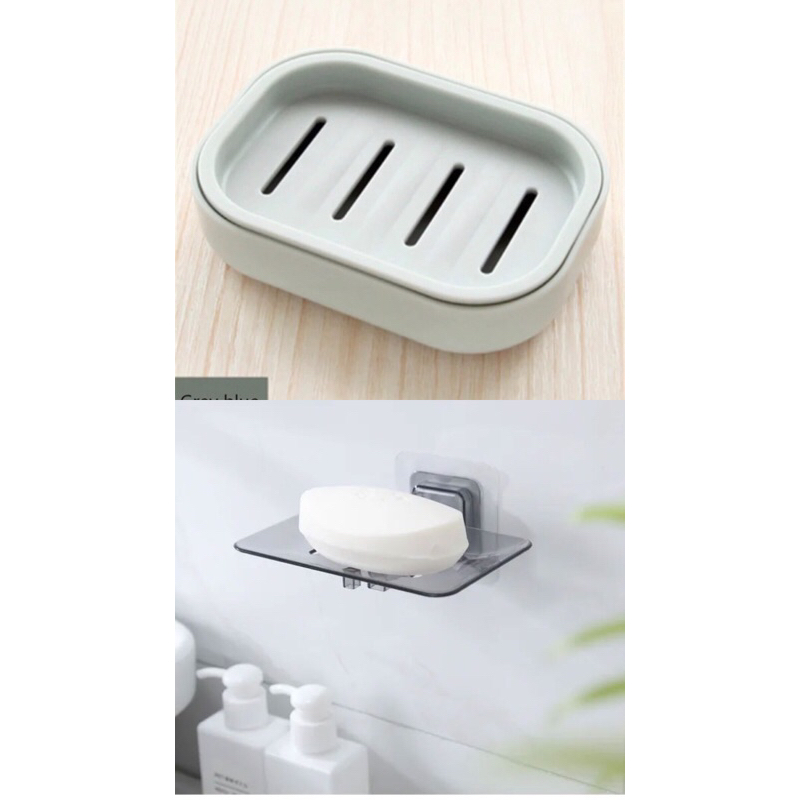 Jual TEMPAT SABUN MANDI 2 LAPIS CONTAINER SOAP DRAIN BOX & RAK TEMPAT ...