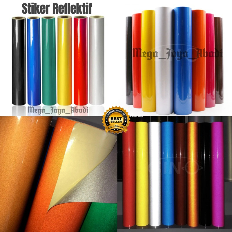 Jual Stiker Reflektif Sticker Skotlet Memantulkan Cahaya L62Cm | Shopee ...