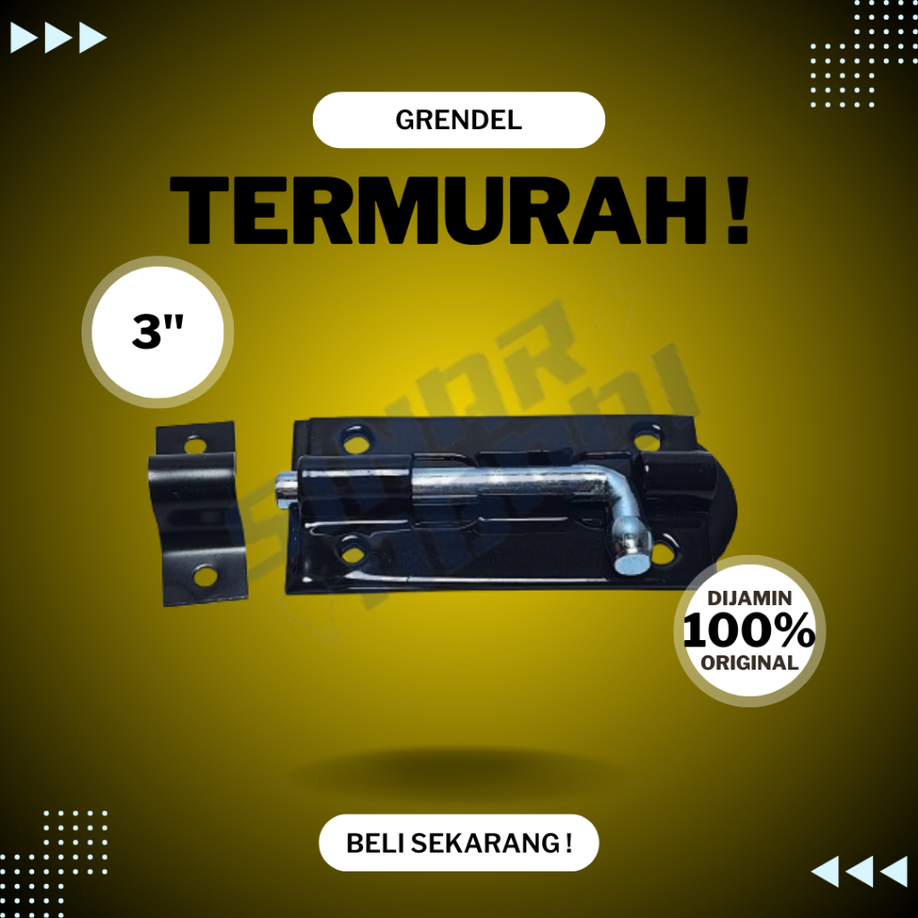 Jual Grendel Pintu 3 Inch Biasa | Shopee Indonesia