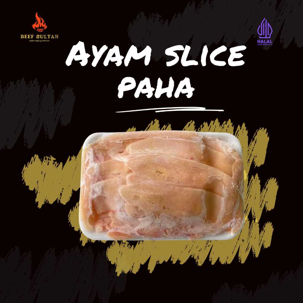 Jual (Bisa Instan) Daging Ayam Slice Paha 500gr | Daging Ayam Tanpa ...