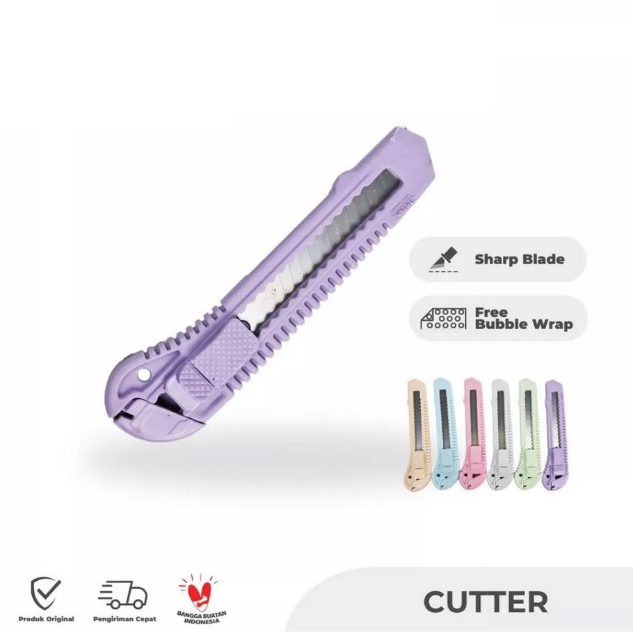 Jual CUTTER BESAR RENTENGAN TOPLA / CATER BESAR MURAH WARNA PASTEL ( 1 ...