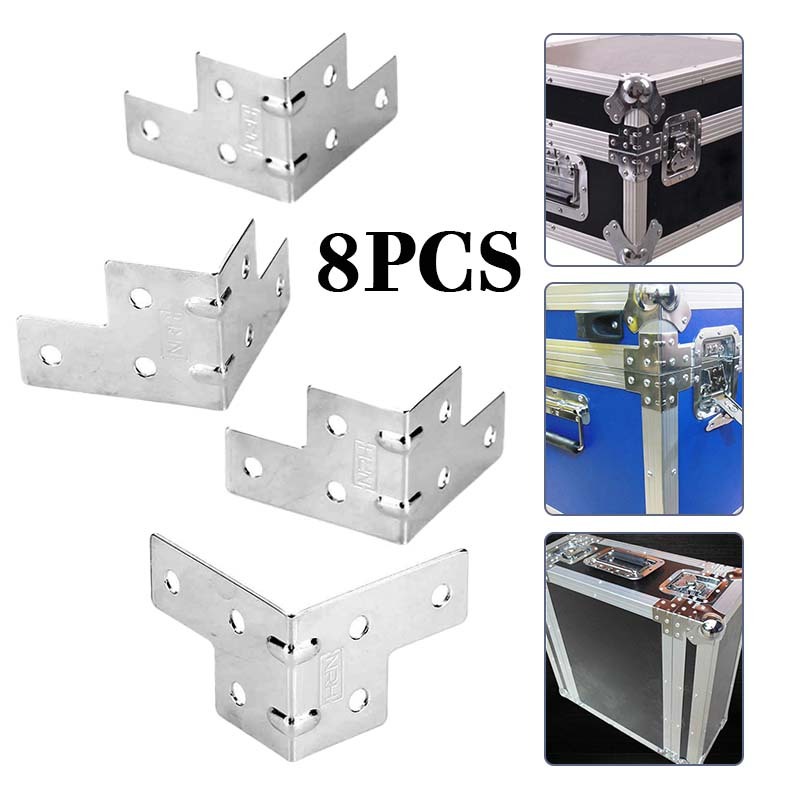 Jual 8pcs Siku Besi L Siku Corner Hardcase L Siku Box Pojok 6 Lubang ...
