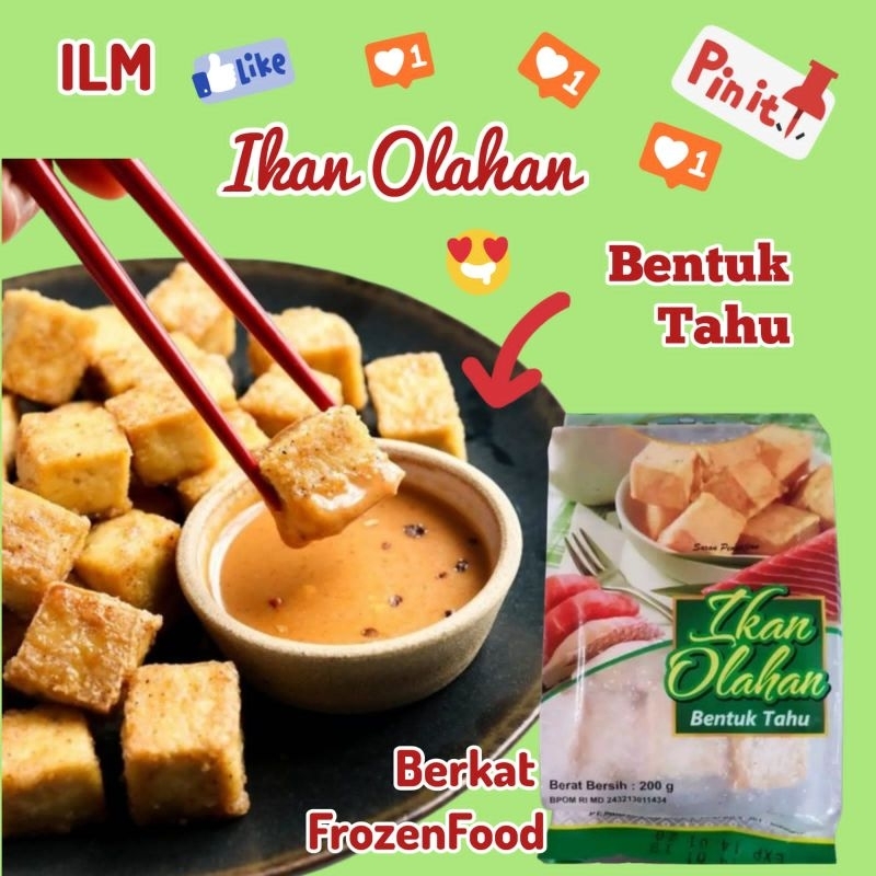 Jual ILM Olahan Ikan Bentuk Tahu 200 Gr | Shopee Indonesia