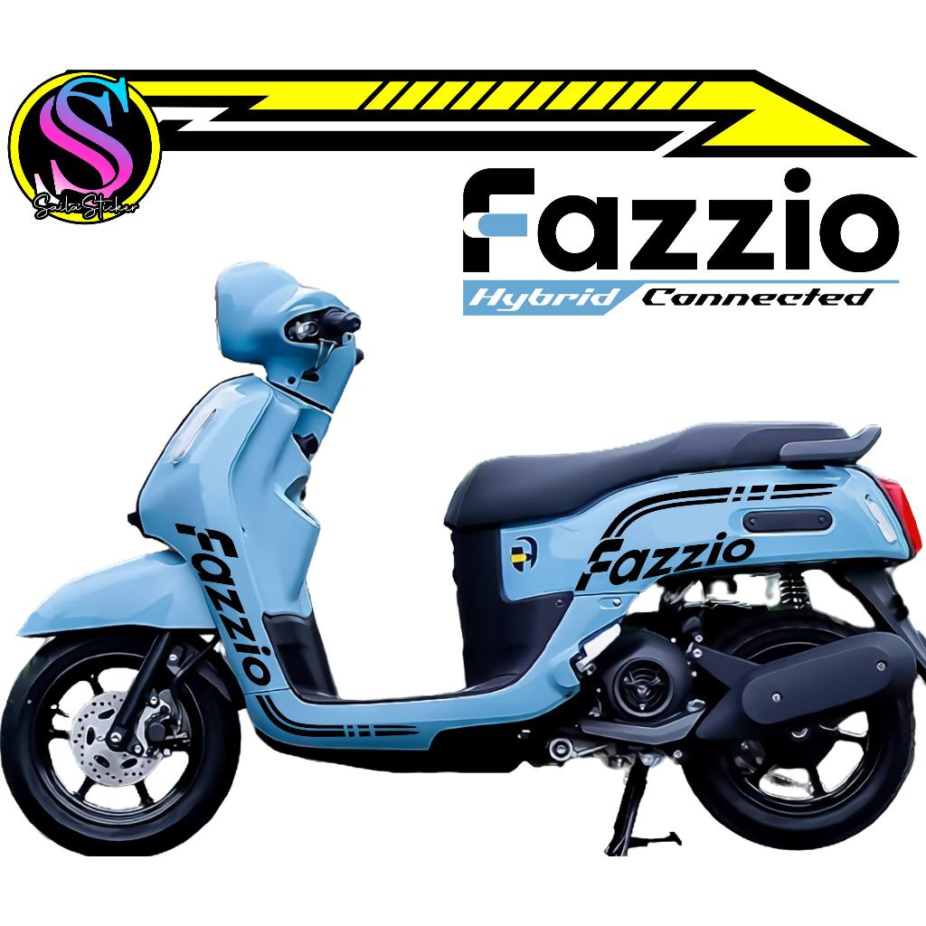 Jual 367/STRIPING LIS SIMPEL/STIKER TULISAN FAZZIO/STIKER FAZZIO ...