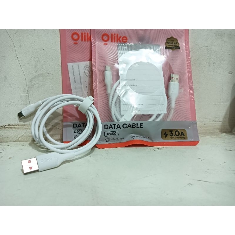 Jual OLIKE D205C Data Cable Type-C 120cm Fast Charging 3A | Shopee ...