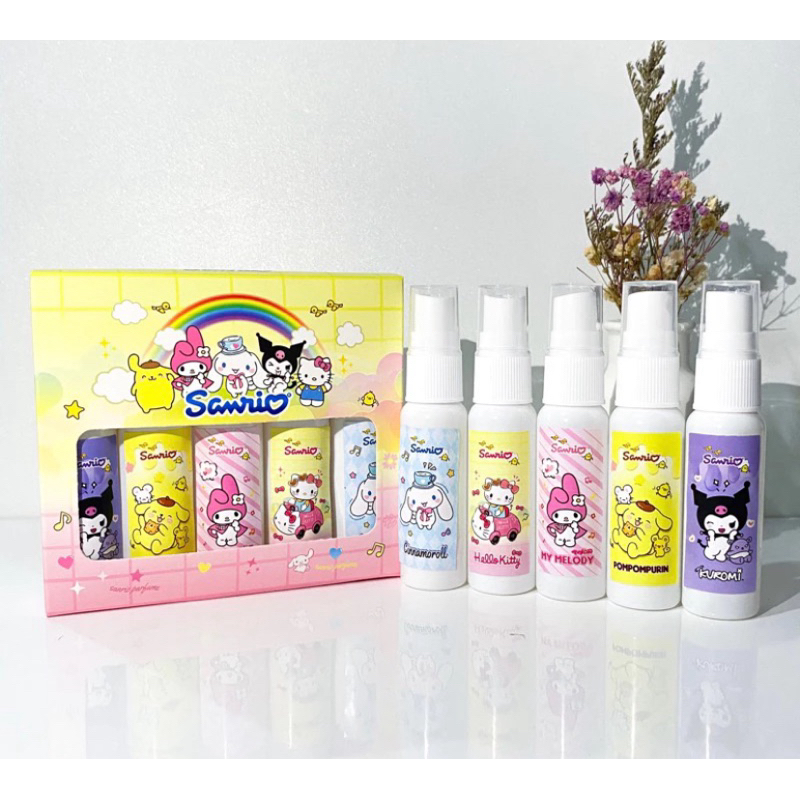 Jual Pnk PARFUM ANAK SANRIO 30ml 1 kotak isi 5 botol - Perfume Kuromi ...