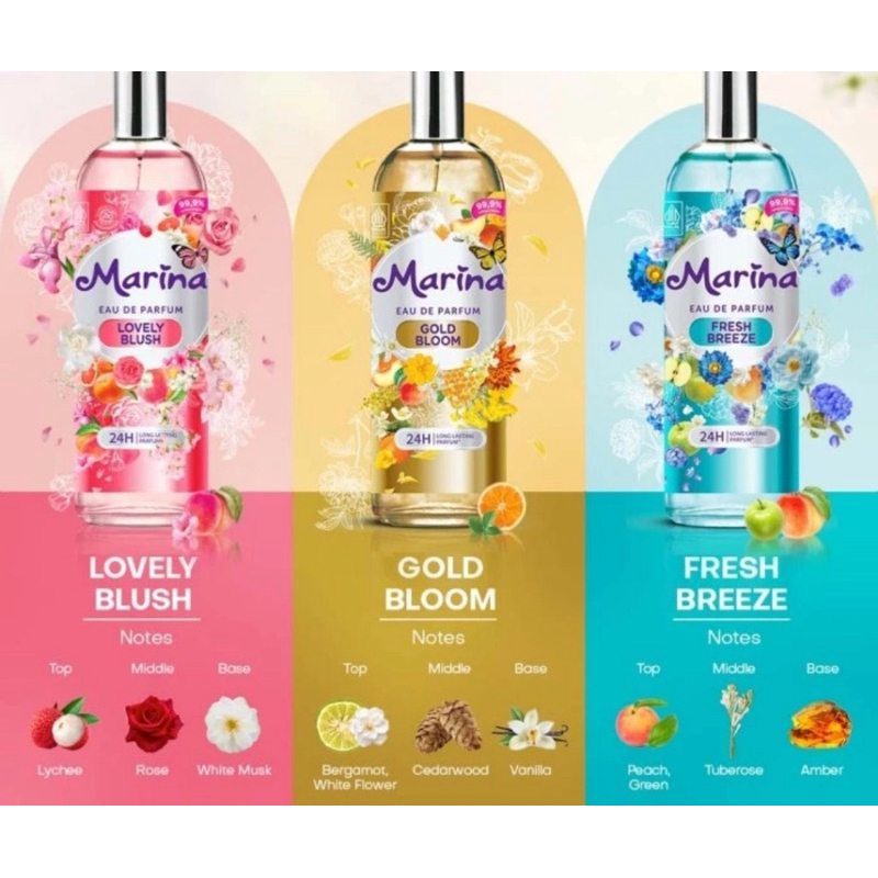 Jual MARINA EAU DE PARFUM LUXE GOLD 98ml | Shopee Indonesia