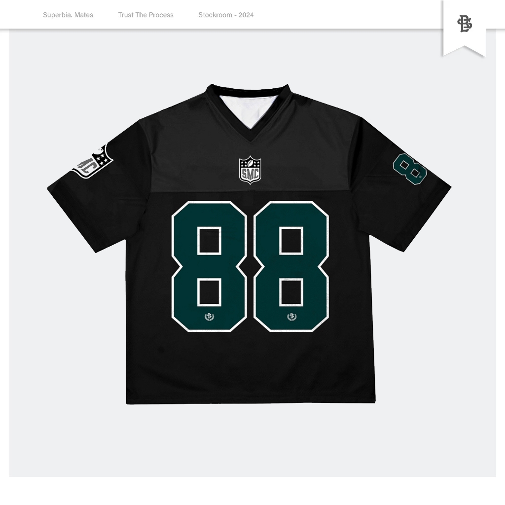 Jual SUPERBIA Jersey Rugby Oversize BlockCore Pria Wanita Lengan Pendek ...