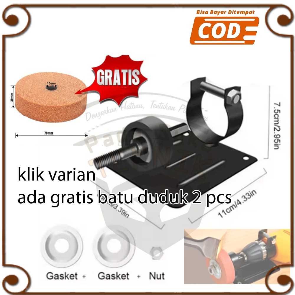 Jual Dudukan Bor Asah Alat Putar Roda Gerinda Duduk Meja Tangan ...