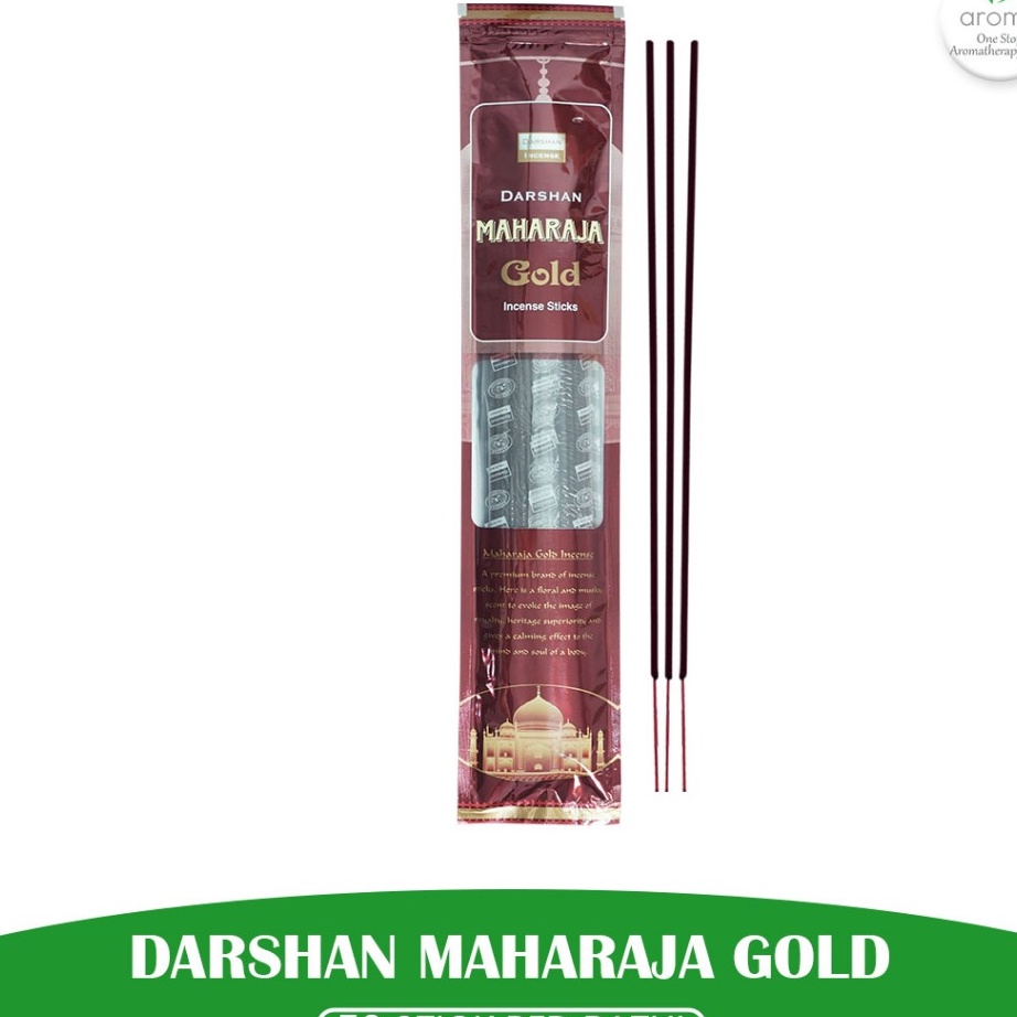 Jual Dupa India Aromaterapi Red Bathi Darshan Maharaja Gold | Shopee ...