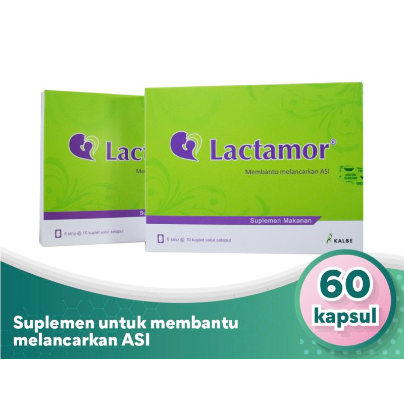 Jual Lactamor Kalbe Suplemen Penambah Asi 6 Strip Melancarkan Asi ...