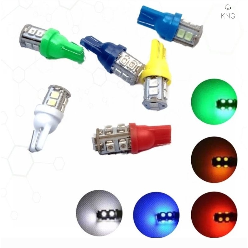 Jual Lampu Sein Led Jagung T10 Motor Mobil 10 Mata Non Kedip Satuan ...