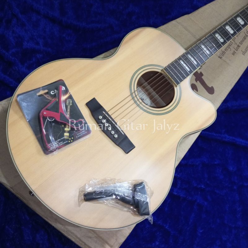 Jual gitar bekas second seken CORT CJ1F NS ORIGINAL mulus top solid ...