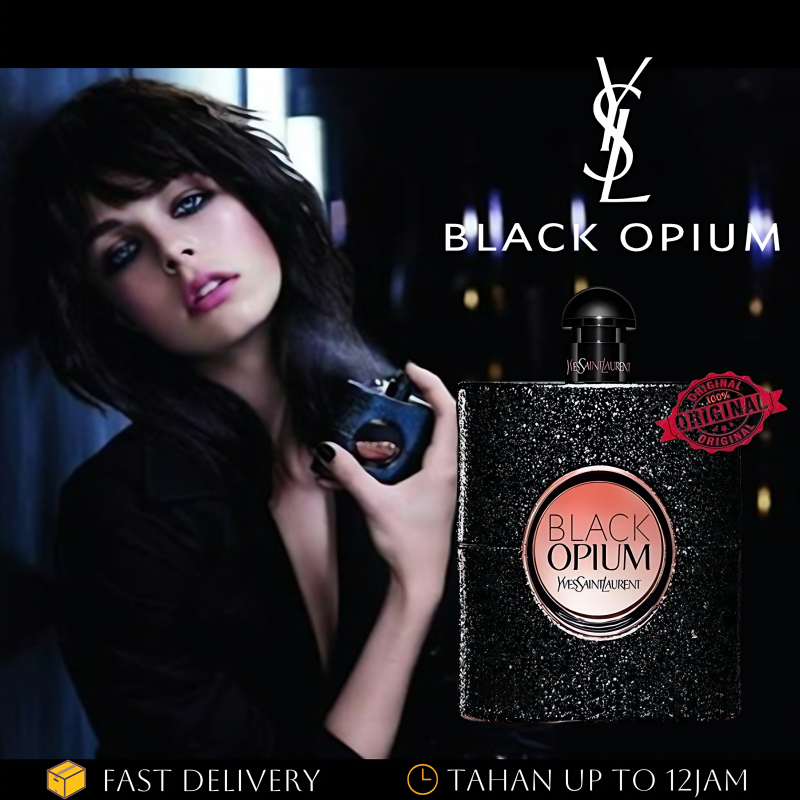 Jual 【100% Original】 YSL Yves Saint Laurent Black Opium Woman EDP - 90 ...