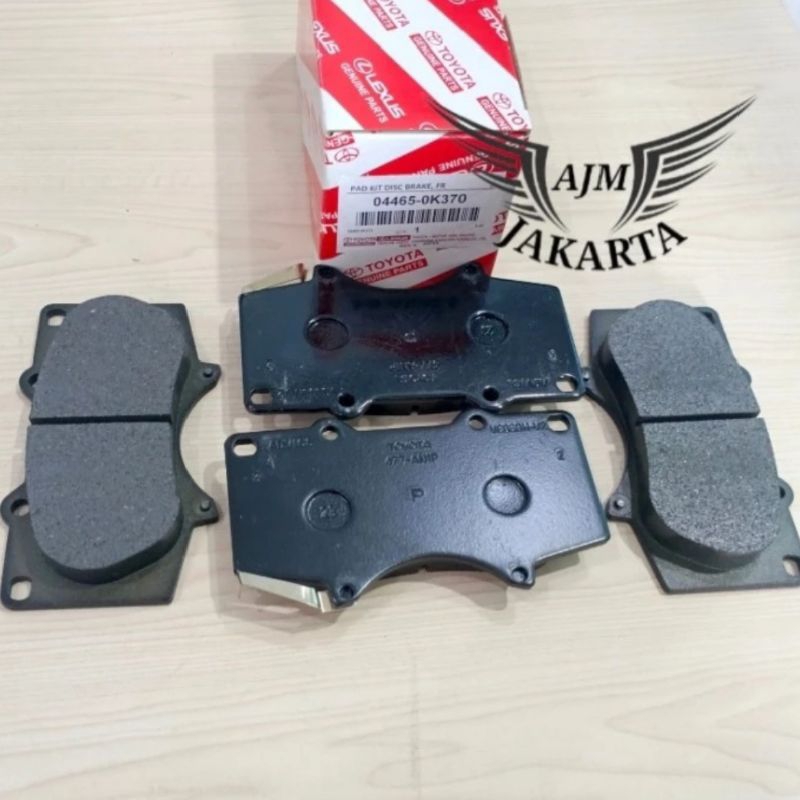 Jual Brake pad kampas rem depan toyota Fortuner vrz srz 2.4 2400cc 2016 ...