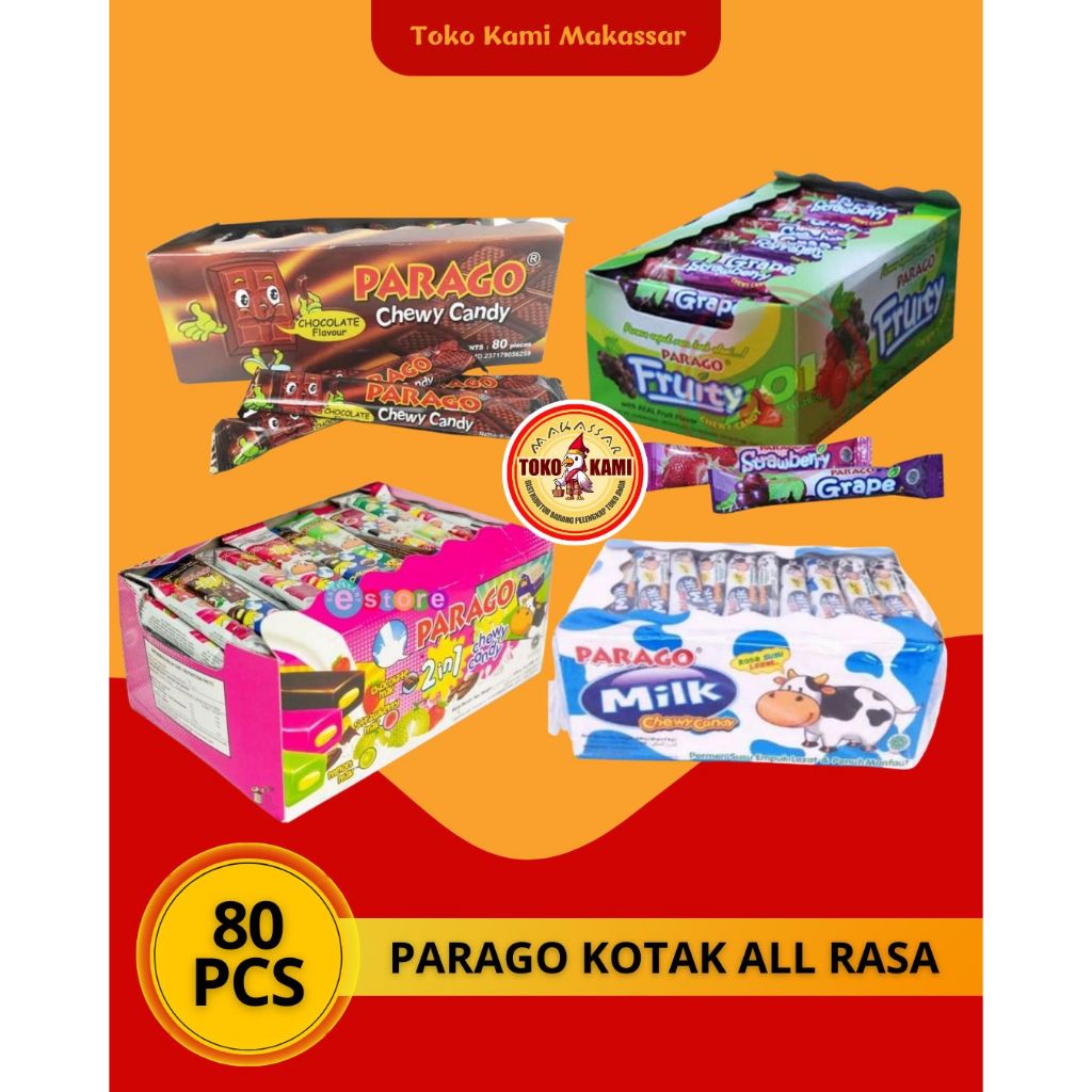 Jual PERMEN PARAGO ANEKA RASA ISI 80PCS | Shopee Indonesia