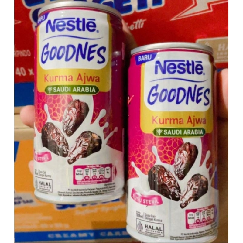 Jual Nestle Goodnes Kurma Ajwa Saudi Arabia Susu Steril Cair 189 ml ...